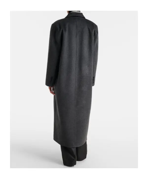 THE FRANKIE SHOP Gaia Double-breasted Wool-blend Coat