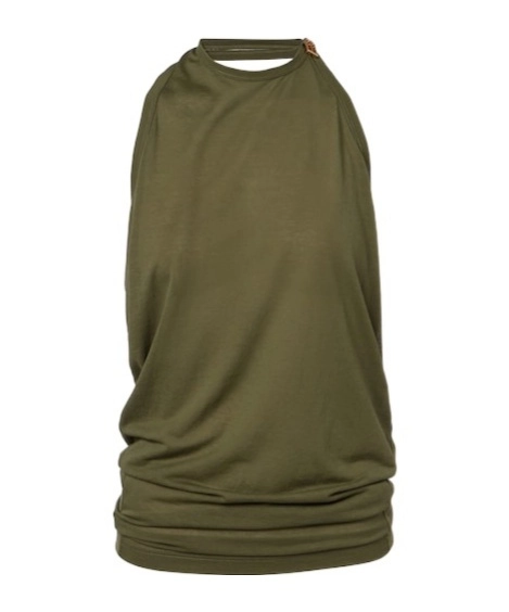 Balenciaga Draped Cotton-blend Top