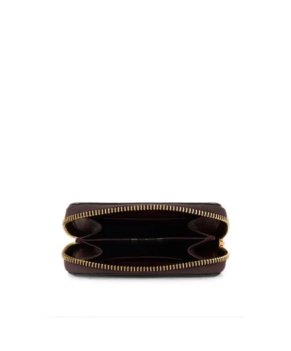 Etro Libra Compact Zip-around Leather Wallet With Pegaso