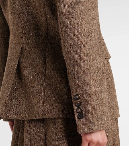 Brunello Cucinelli Double-breasted Wool-blend Jacket