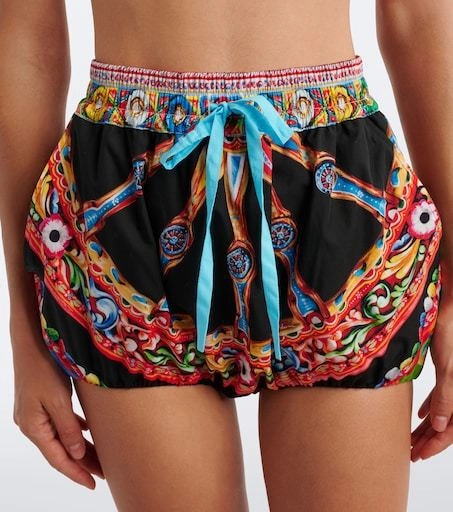Dolce & Gabbana Carretto Cotton Poplin Shorts