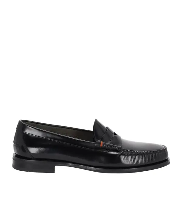 Santoni Penny Almond Toe Loafers