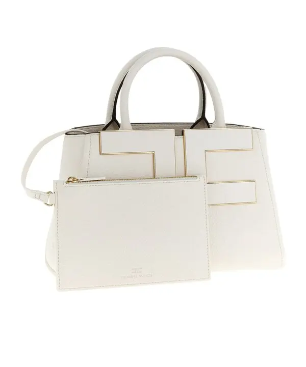 Elisabetta Franchi Logo Shoulder Bag
