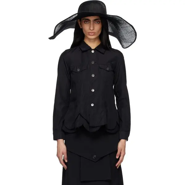 Junya Watanabe Sinamay Cloth Natural Straw Sun Hat
