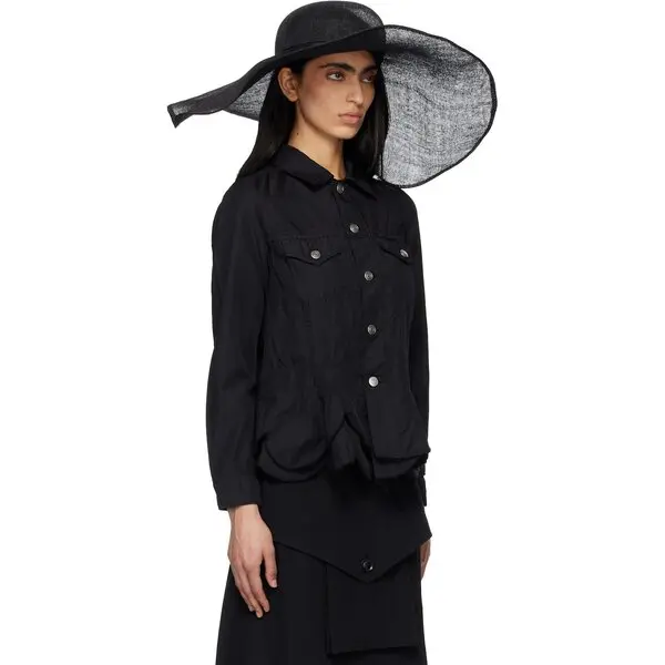 Junya Watanabe Sinamay Cloth Natural Straw Sun Hat