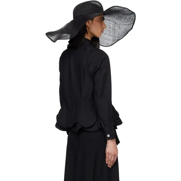 Junya Watanabe Sinamay Cloth Natural Straw Sun Hat