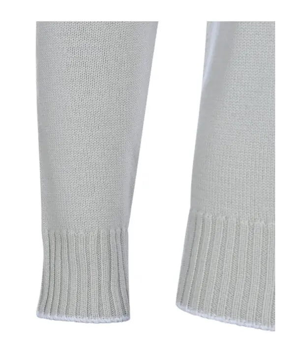 Eleventy Single-breasted Sweater With Ribbed Hem And Cuffs