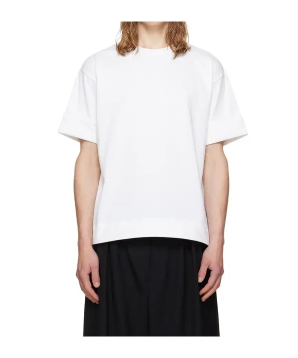 Simone Rocha Crew Neck Rolled-up T-shirt