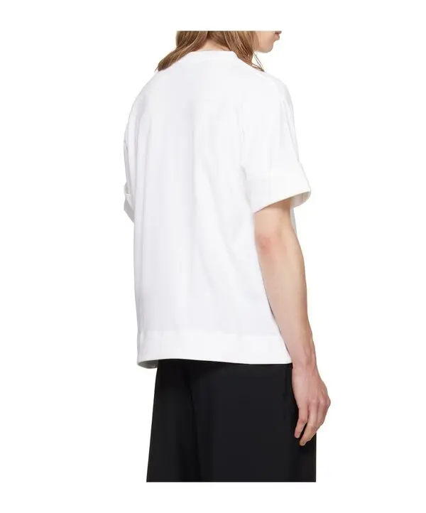 Simone Rocha Crew Neck Rolled-up T-shirt