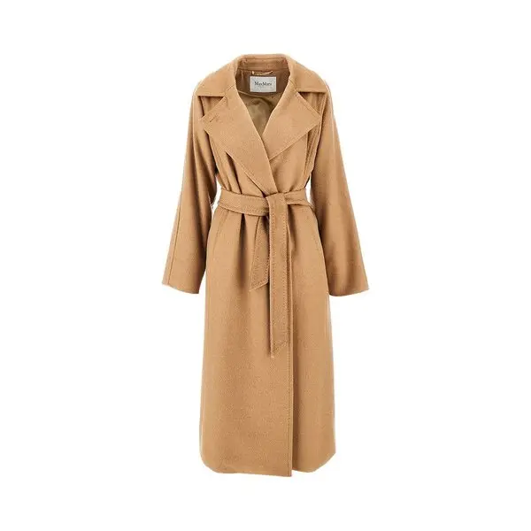 Max Mara Camelhair 'manuela' Coat - Beige