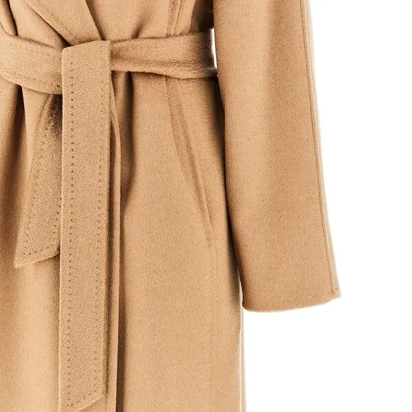 Max Mara Camelhair 'manuela' Coat - Beige