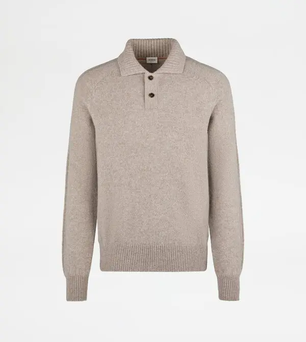 TOD'S Polo Shirt In Alpaca And Cashmere