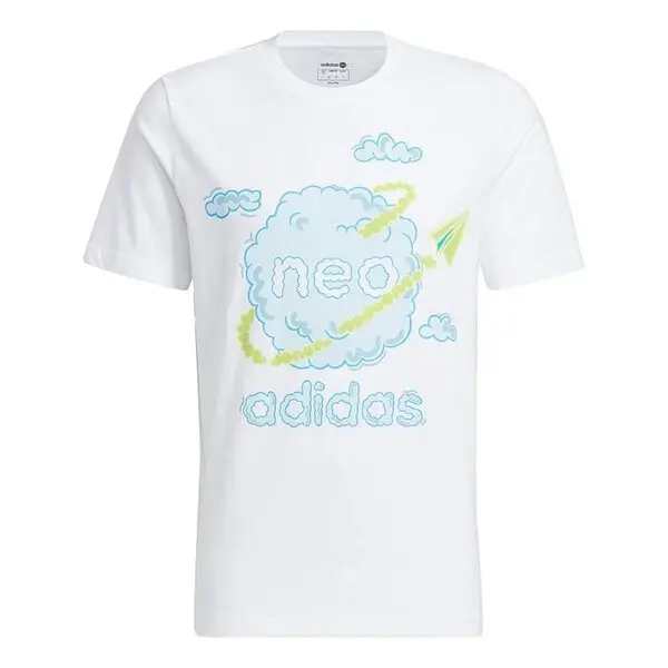 Adidas Neo Graphic T-shirts - White