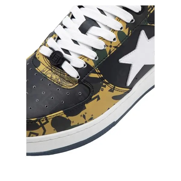 A BATHING APE X Clot Camo Sta Sneakers