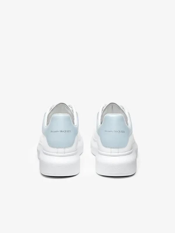 Alexander McQueen Oversized Sneaker - White/blue