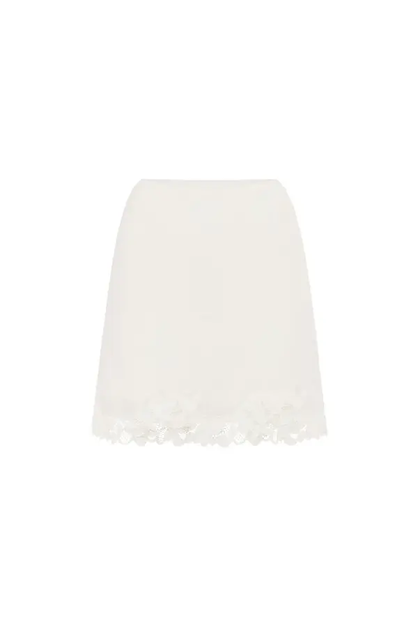 ROWIE Mina Silk Mini Skirt