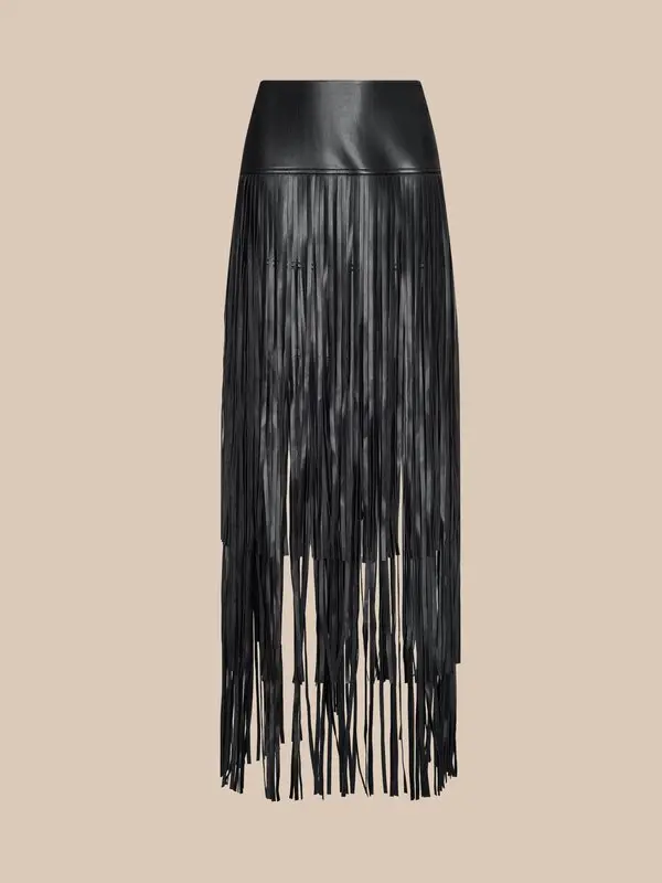 L'Agence Karoline Fringe Skirt