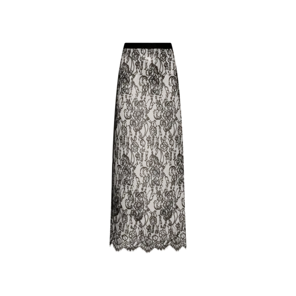 L'Agence Raymonde Lace Maxi Skirt