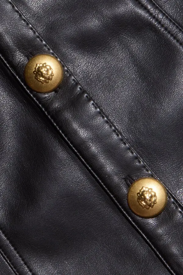 L'Agence Apolline Vegan Leather Dress