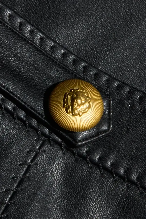 L'Agence Arlena Vegan Leather Mini Skirt