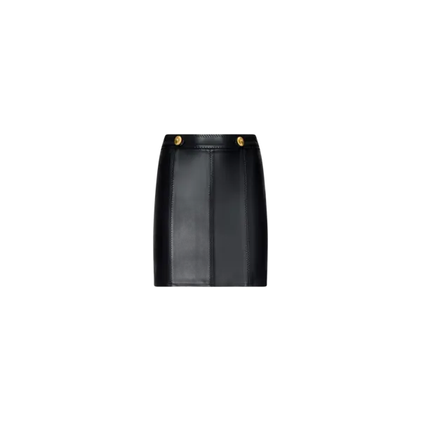 L'Agence Arlena Vegan Leather Mini Skirt