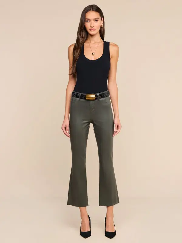 L'Agence Shania Racerback Tank Top - Black