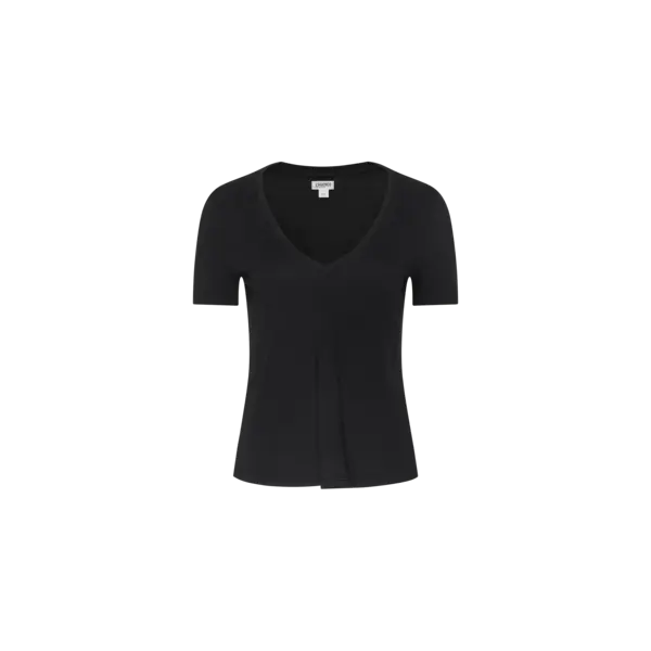 L'Agence Aileen Cotton Crewneck T-shirt