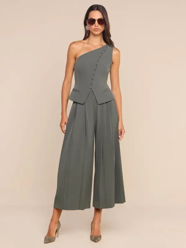 L'Agence Zinnia One-shoulder Top