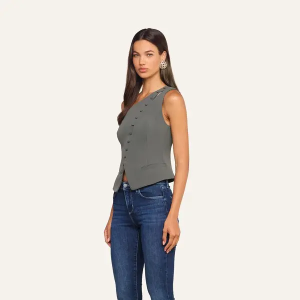 L'Agence Zinnia One-shoulder Top