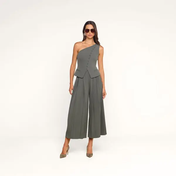 L'Agence Zinnia One-shoulder Top