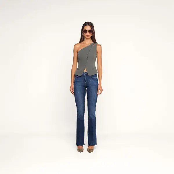 L'Agence Zinnia One-shoulder Top