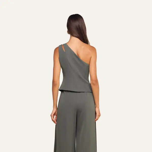 L'Agence Zinnia One-shoulder Top