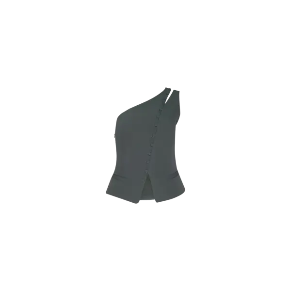 L'Agence Zinnia One-shoulder Top