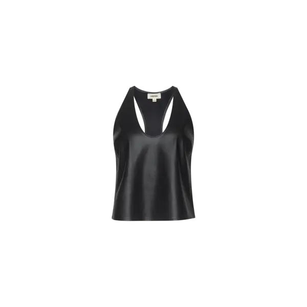 L'Agence Tullia Scoopneck Tank Top - Black