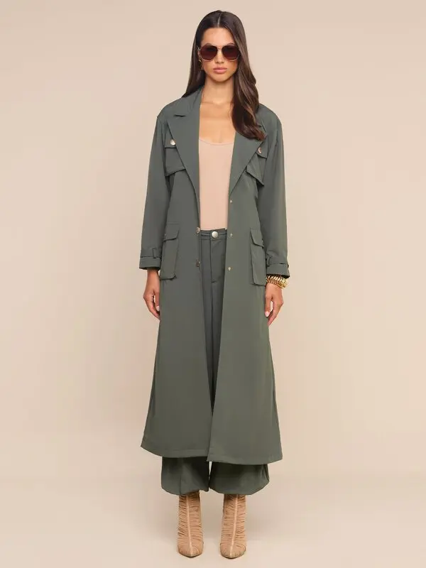 L'Agence Axel Windbreaker Trench