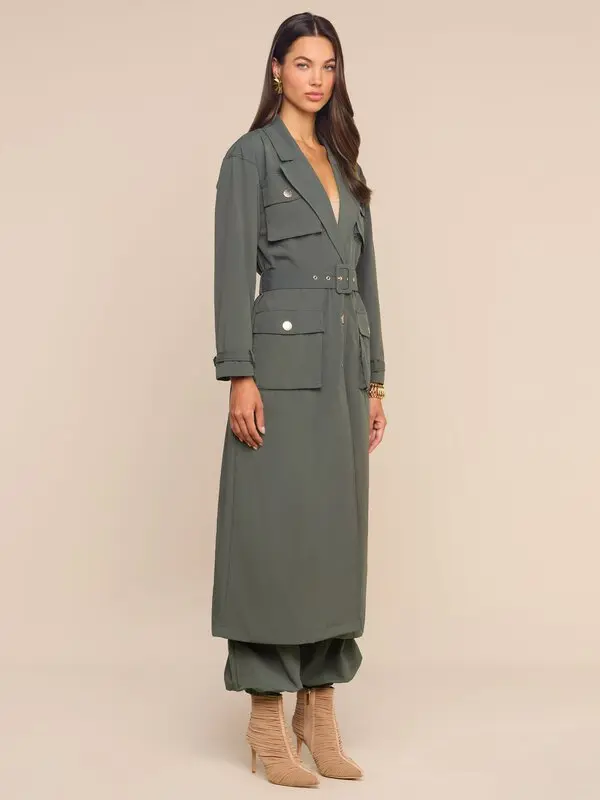 L'Agence Axel Windbreaker Trench
