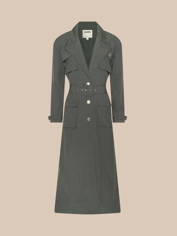 L'Agence Axel Windbreaker Trench