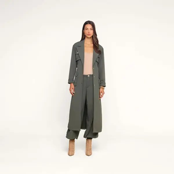 L'Agence Axel Windbreaker Trench