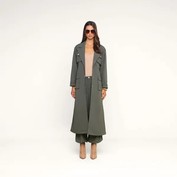 L'Agence Axel Windbreaker Trench