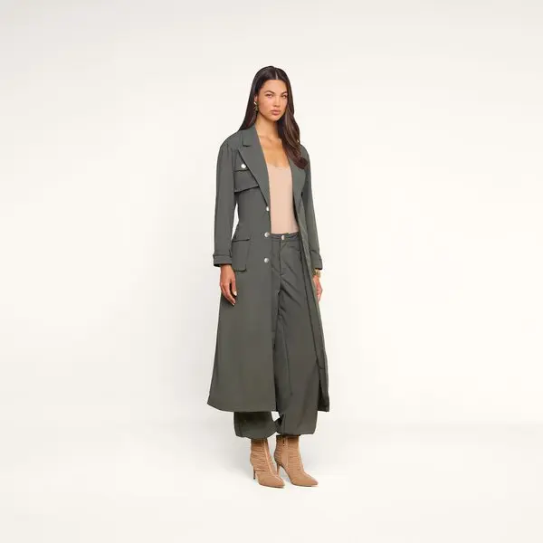 L'Agence Axel Windbreaker Trench