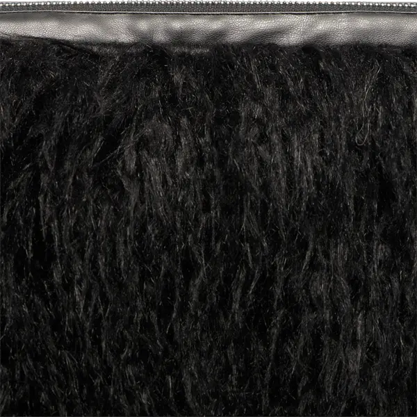 L'Agence Adelina Faux Fur Clutch
