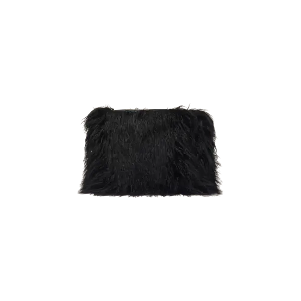 L'Agence Adelina Faux Fur Clutch