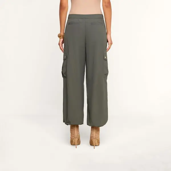 L'Agence Greer Nylon Jogger Pants - Ash Olive