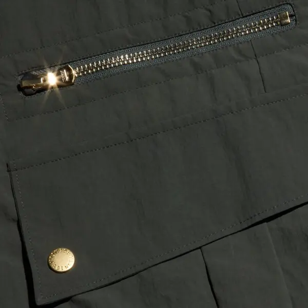 L'Agence Greer Nylon Jogger Pants - Ash Olive