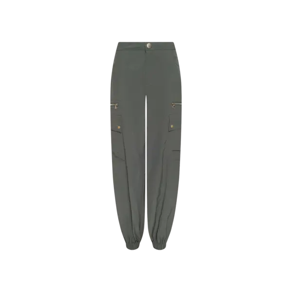 L'Agence Greer Nylon Jogger Pants - Ash Olive