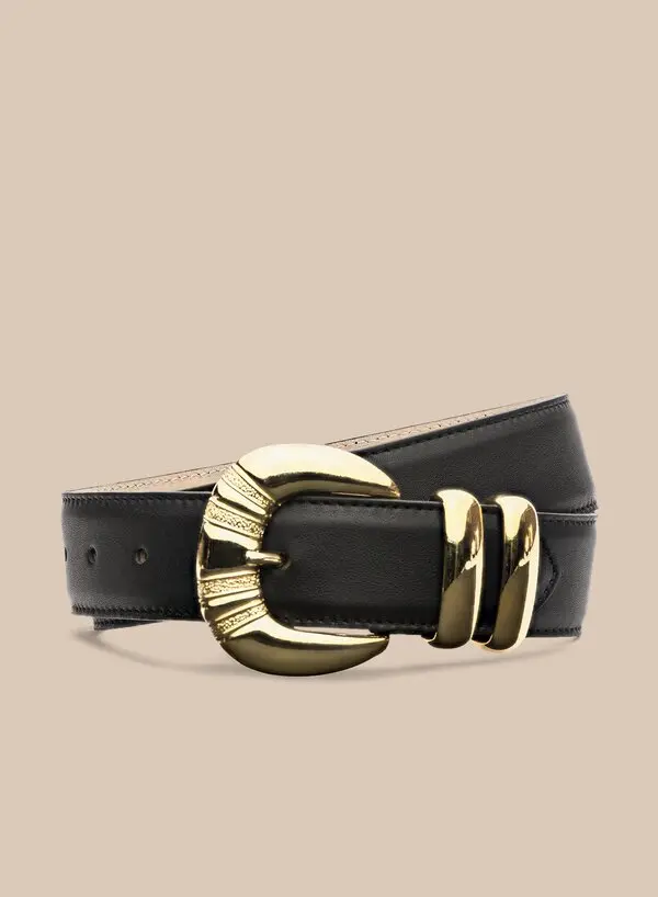 L'Agence Yarros Leather Belt