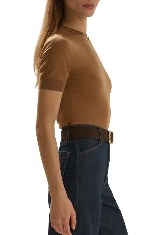 FAVORITE DAUGHTER The Good Sport Wool Top - Camel