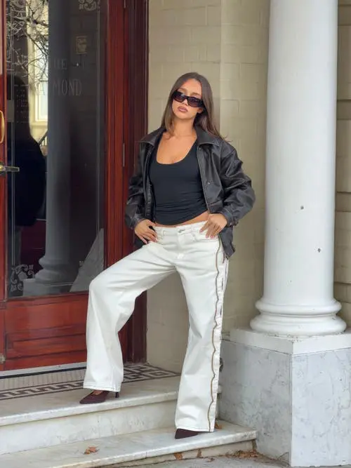 SASHA THERESE Cairo Jean - White