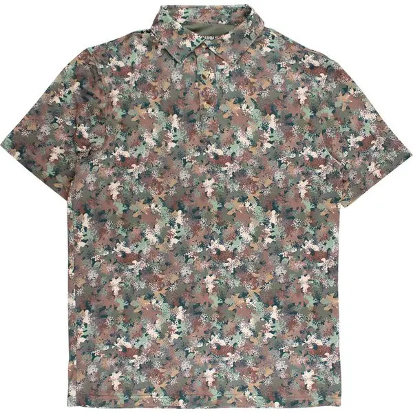 RUGGEDBUTTS Knit Short Sleeve Performance Polo - Classic Camo
