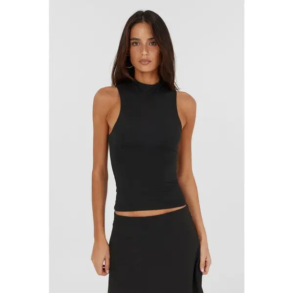 SASHA THERESE Adeline Tank - Black